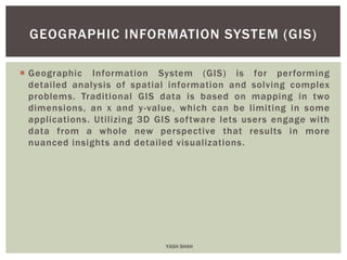 3D GIS for urban development | PPTX