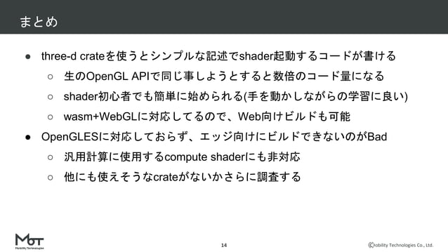 Rustで3D graphics programming | PPT