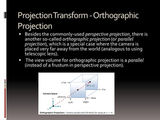 3 d graphics with opengl part 2 | PPTX