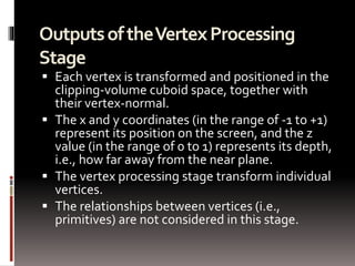 3 d graphics with opengl part 2 | PPTX