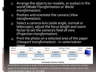 3 d graphics with opengl part 2 | PPTX
