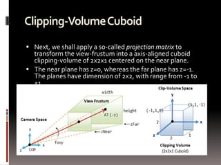 3 d graphics with opengl part 2 | PPTX