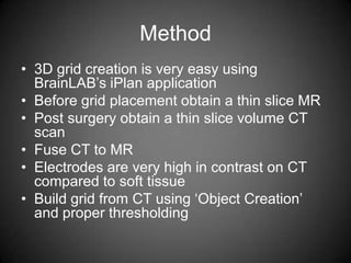 3 D Grid Modeling With Brain Lab | PPTX