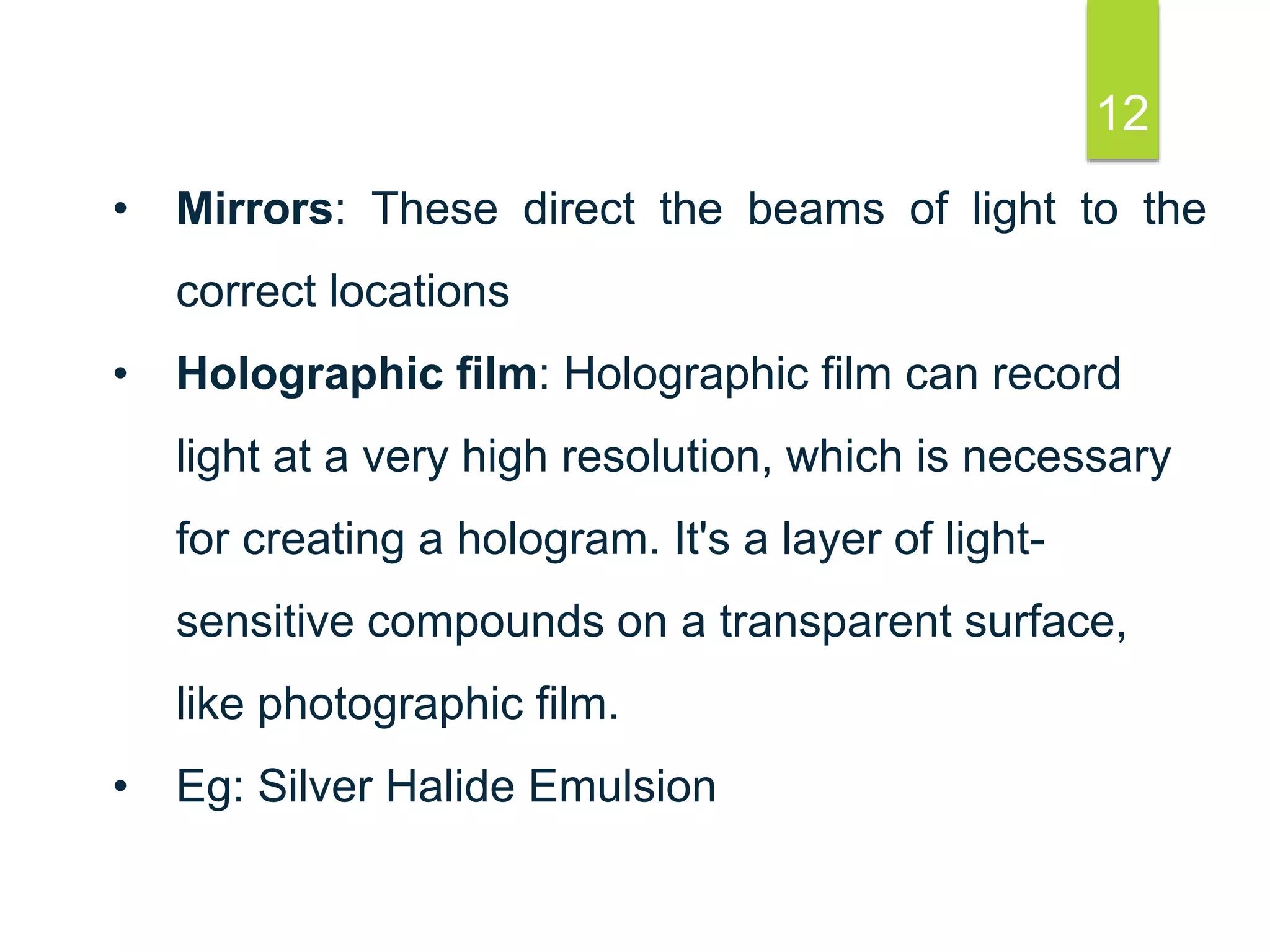 3d holographic projection ppt | PPTX