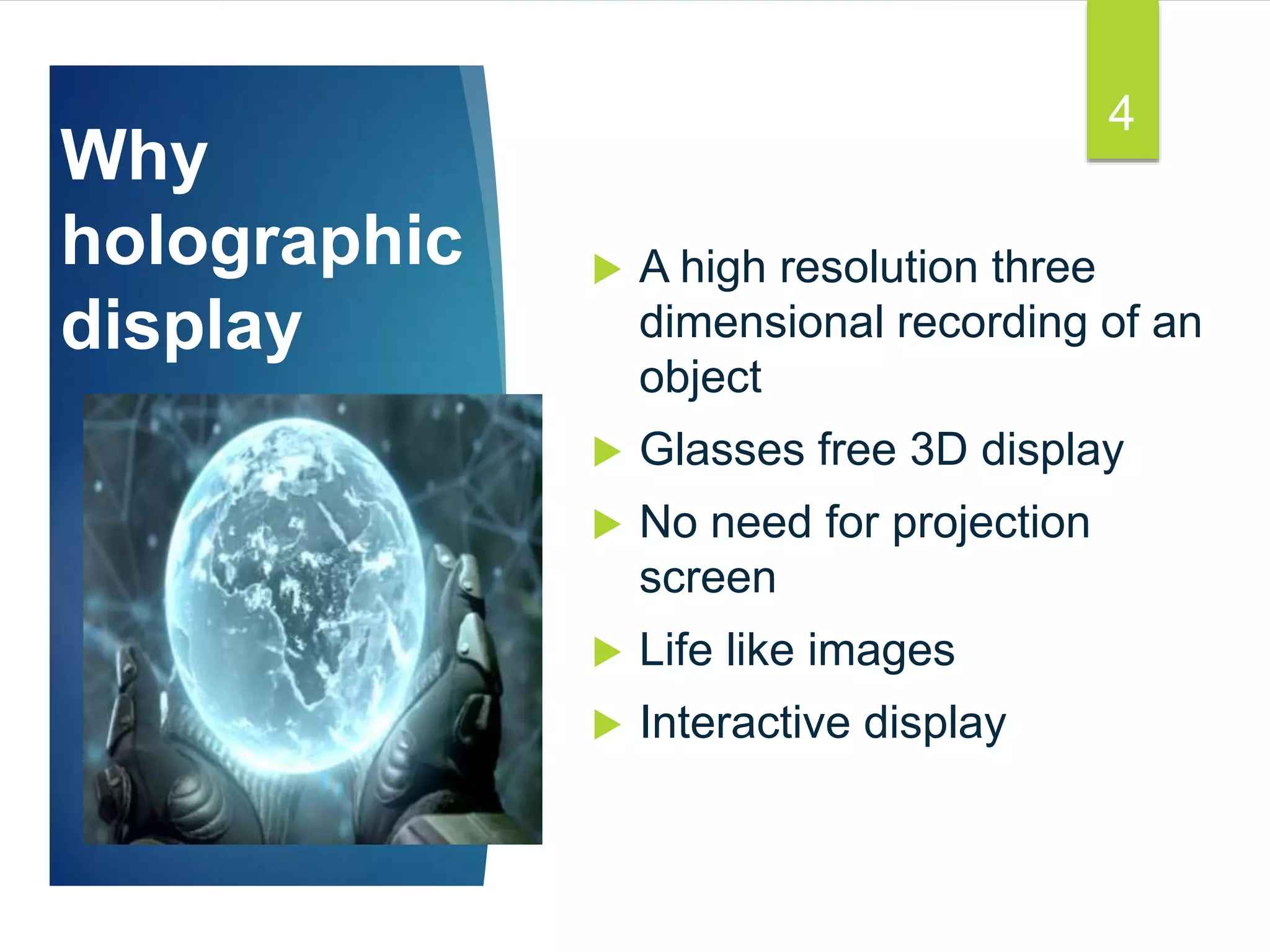 3d holographic projection ppt | PPTX