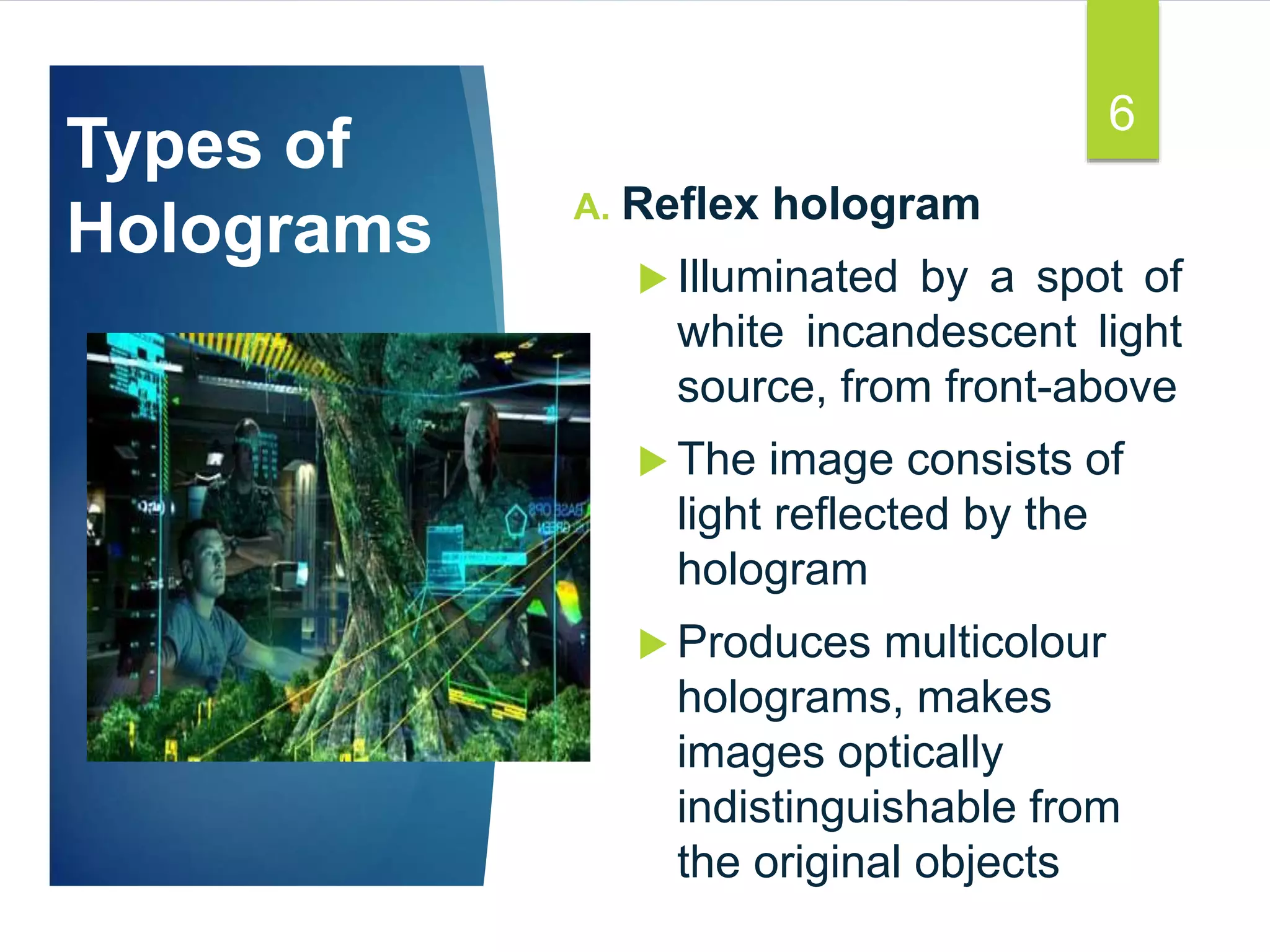 3d holographic projection ppt | PPTX