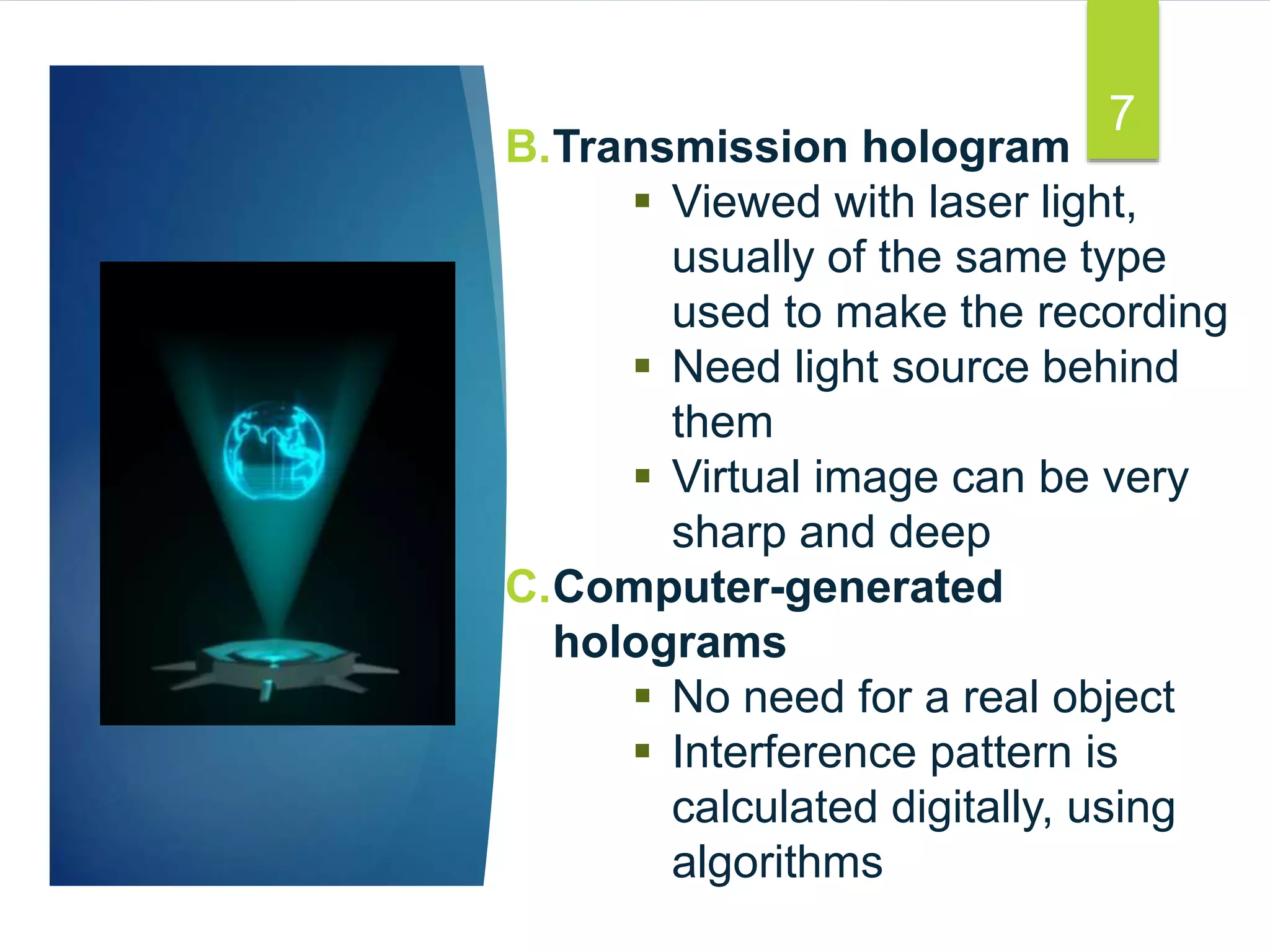 3d holographic projection ppt | PPTX