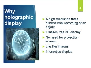 3d holographic projection ppt | PPTX