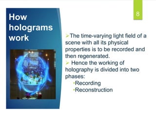 3d holographic projection ppt | PPTX