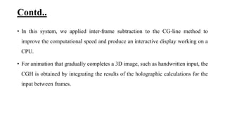 3d holographic projection technology ppt | PPTX