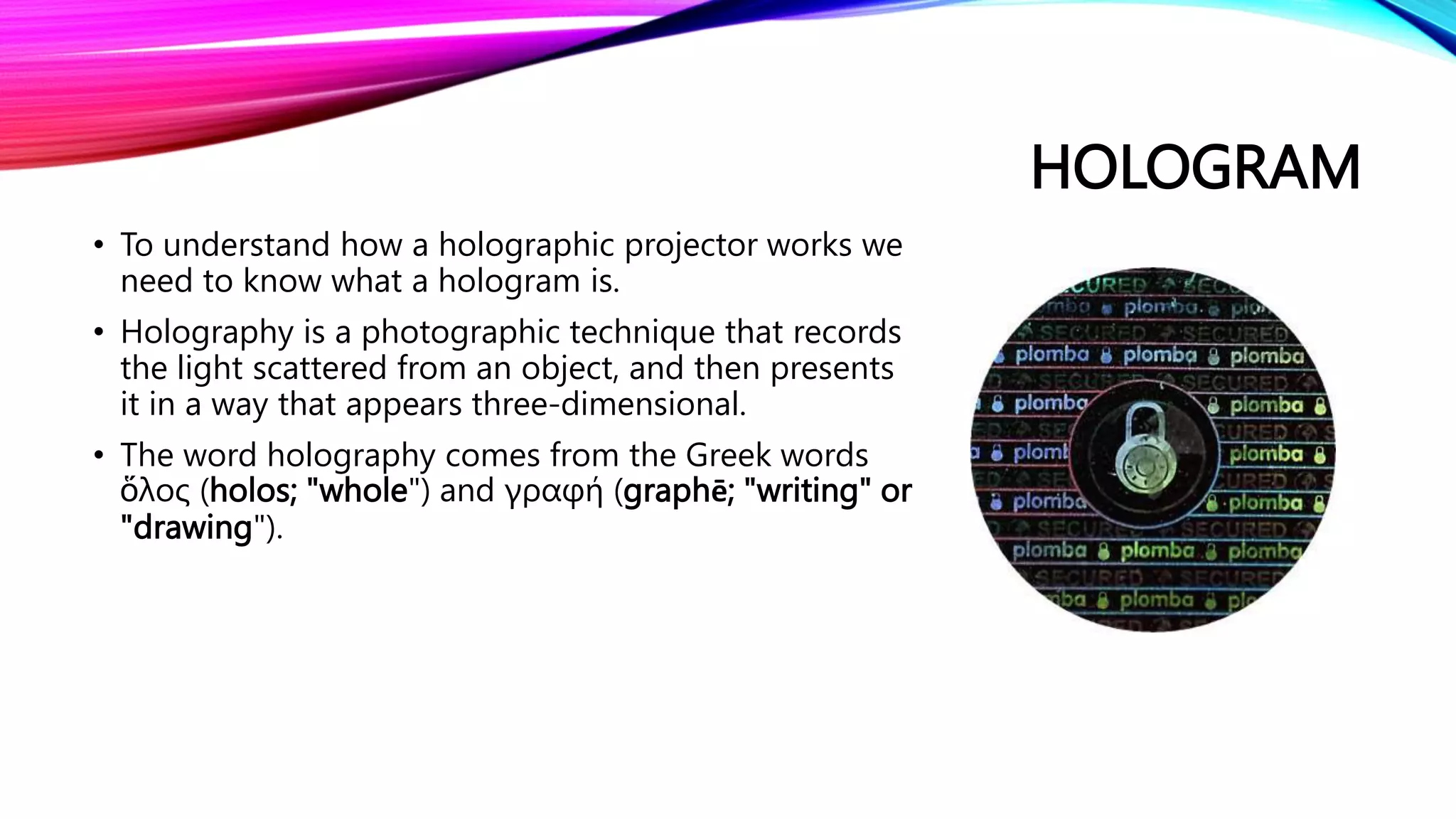 3D Holographic Projection Technology.pptx