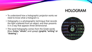 3D Holographic Projection Technology.pptx