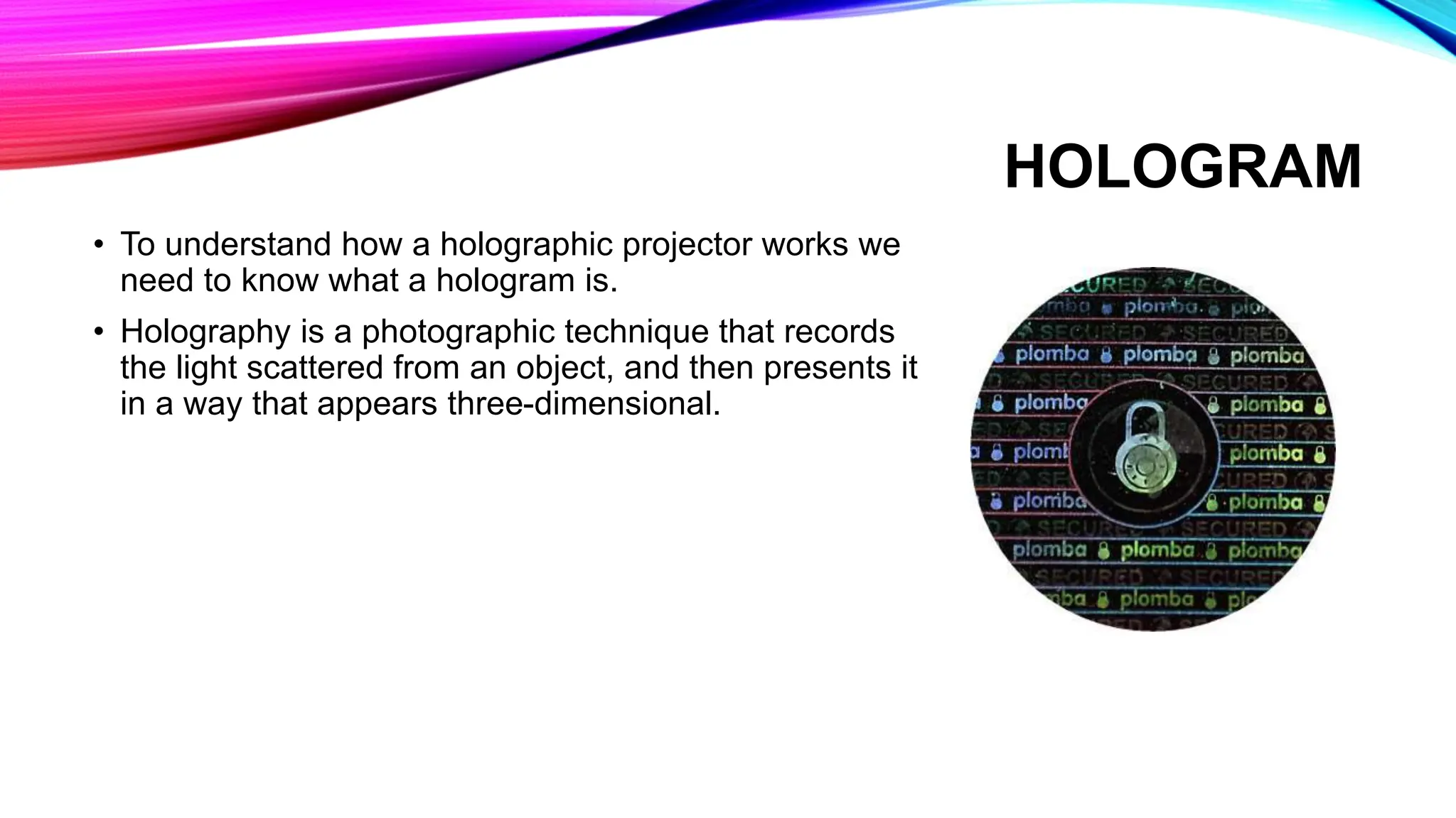 3D Holographic Projection Technology.pptx