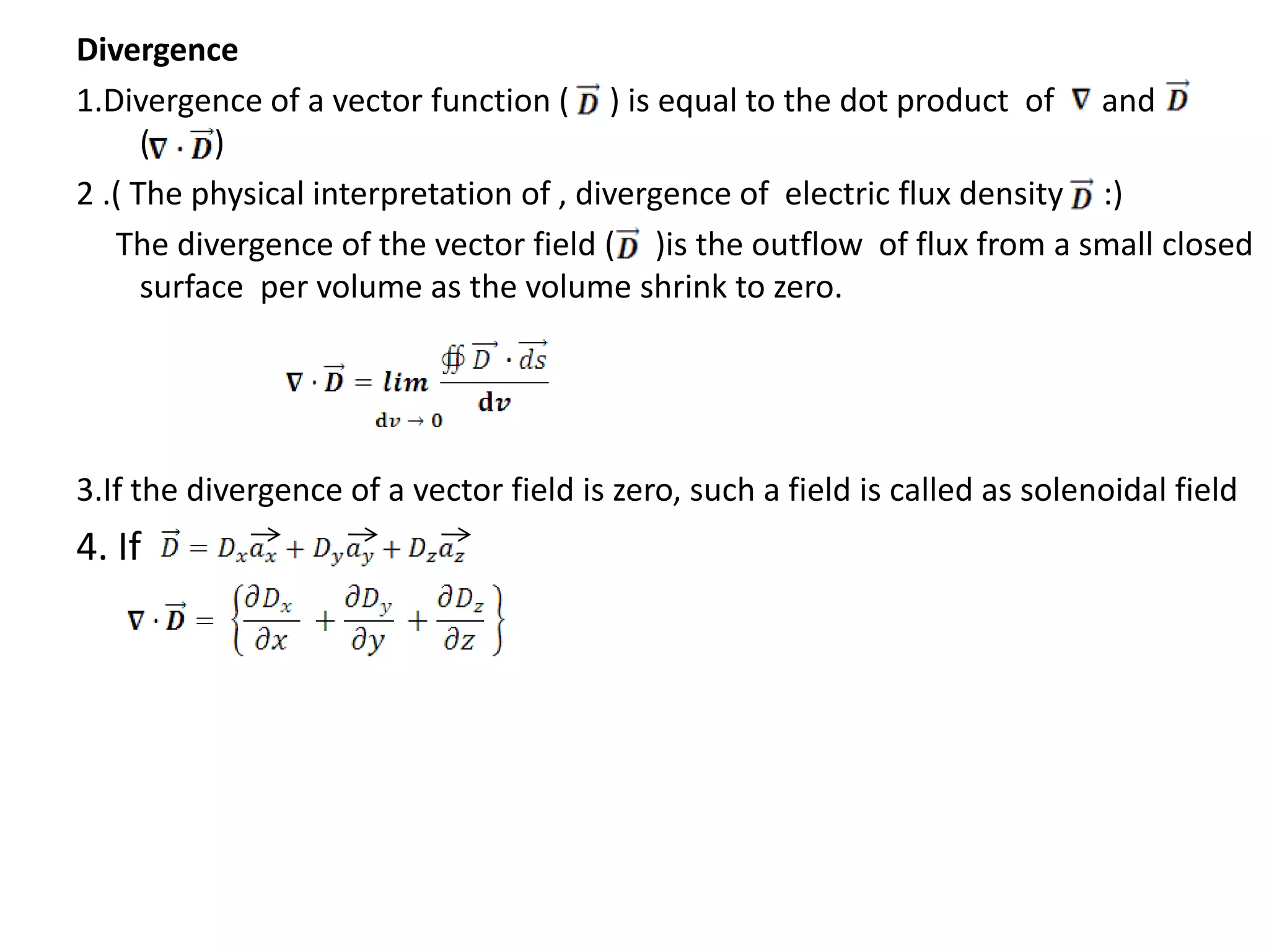 Vector operators | PPTX