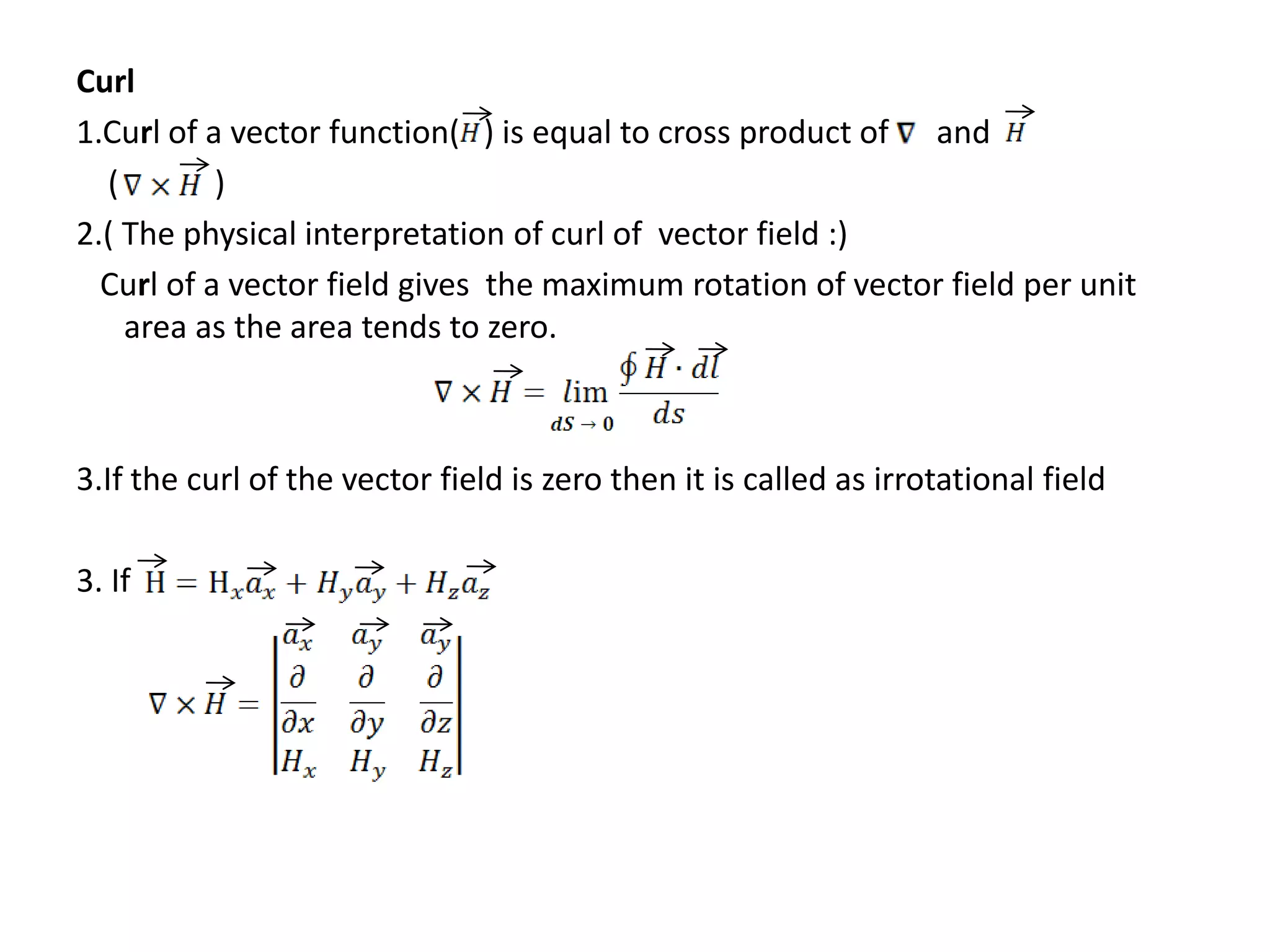 Vector operators | PPTX