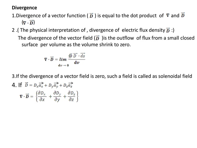Vector operators | PPTX