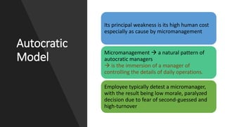 3 different models of organizational behaviour | PPTX | Business ...