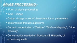 3 d image processsing operations | PPTX