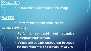 3 d image processsing operations | PPTX