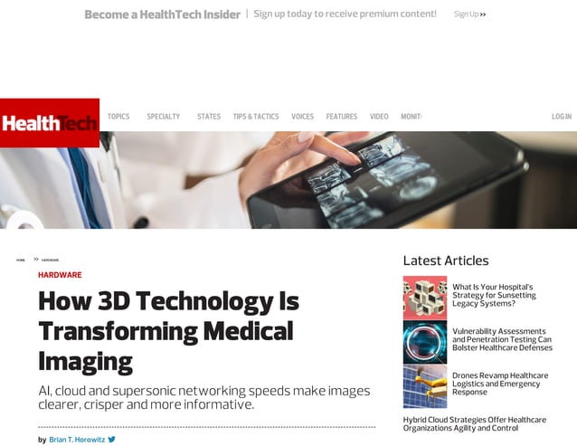 How 3D Technology Is Transforming Medical Imaging | PPT