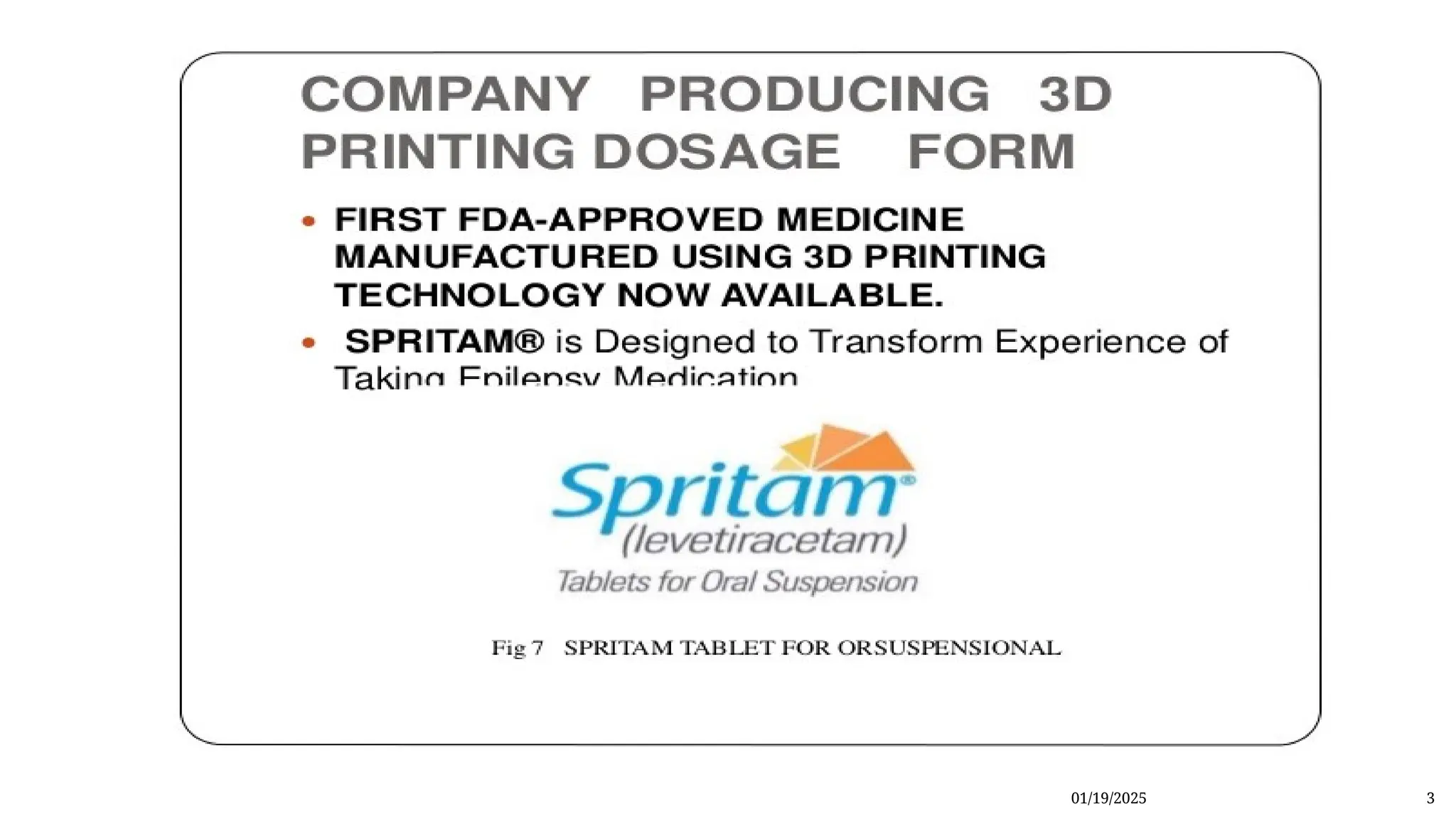 3 Dimentional printing Tablet Technology PPT.pptx