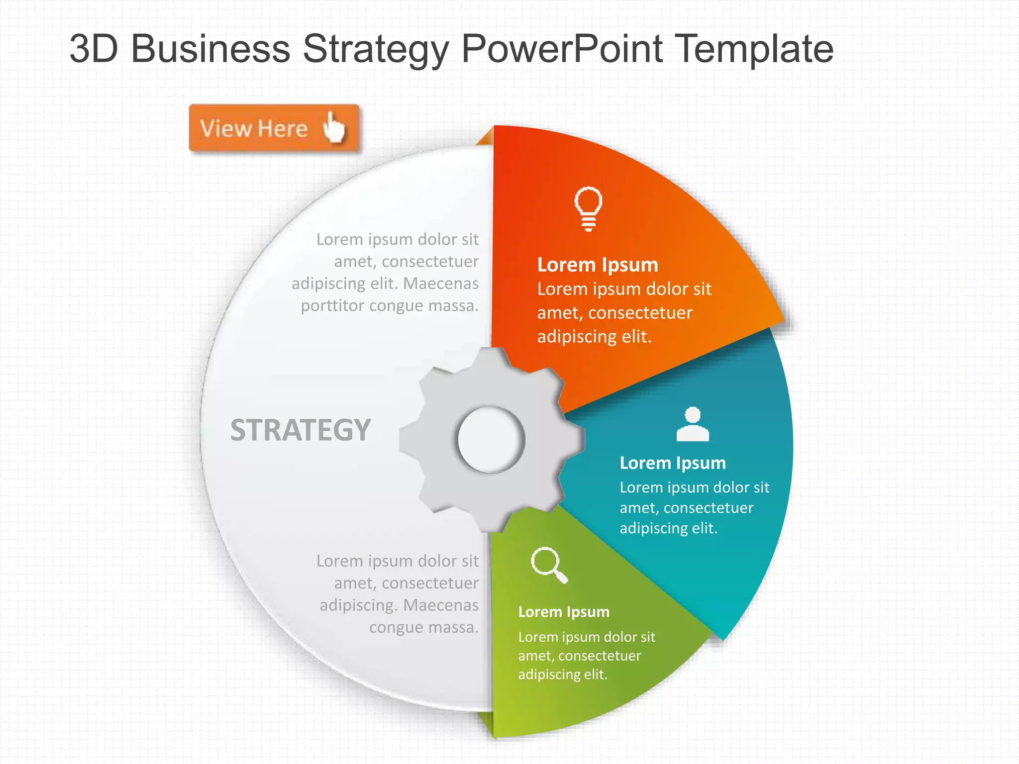 3D Infographic PowerPoint Template | PPTX