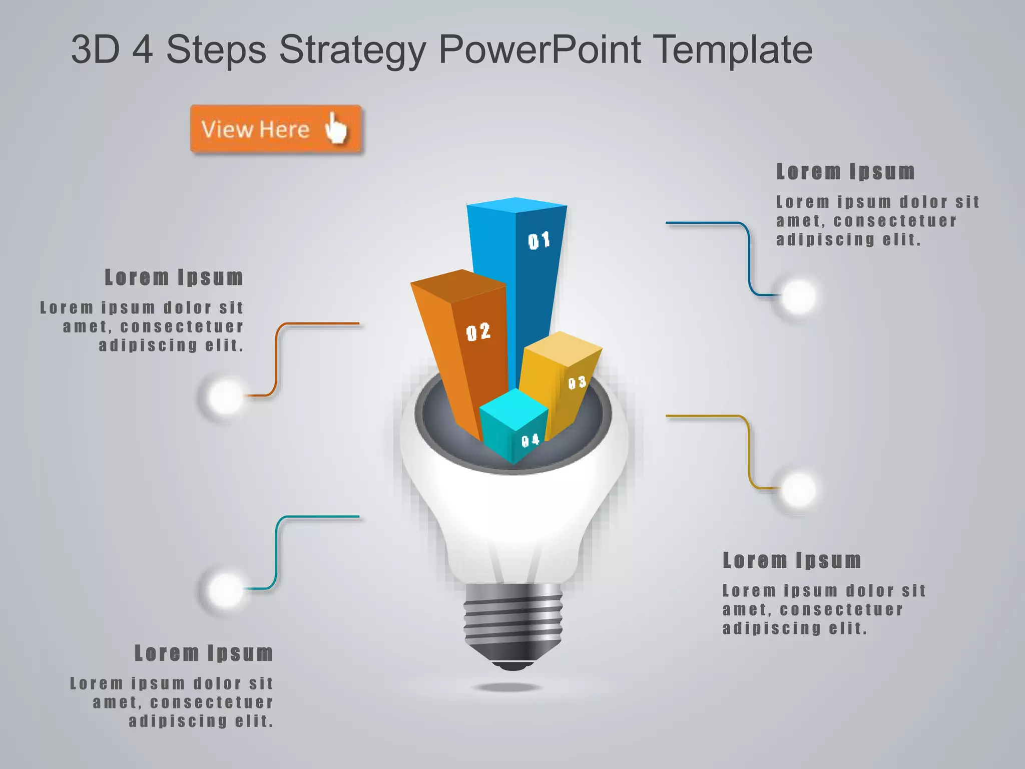 3D Infographic PowerPoint Template | PPT