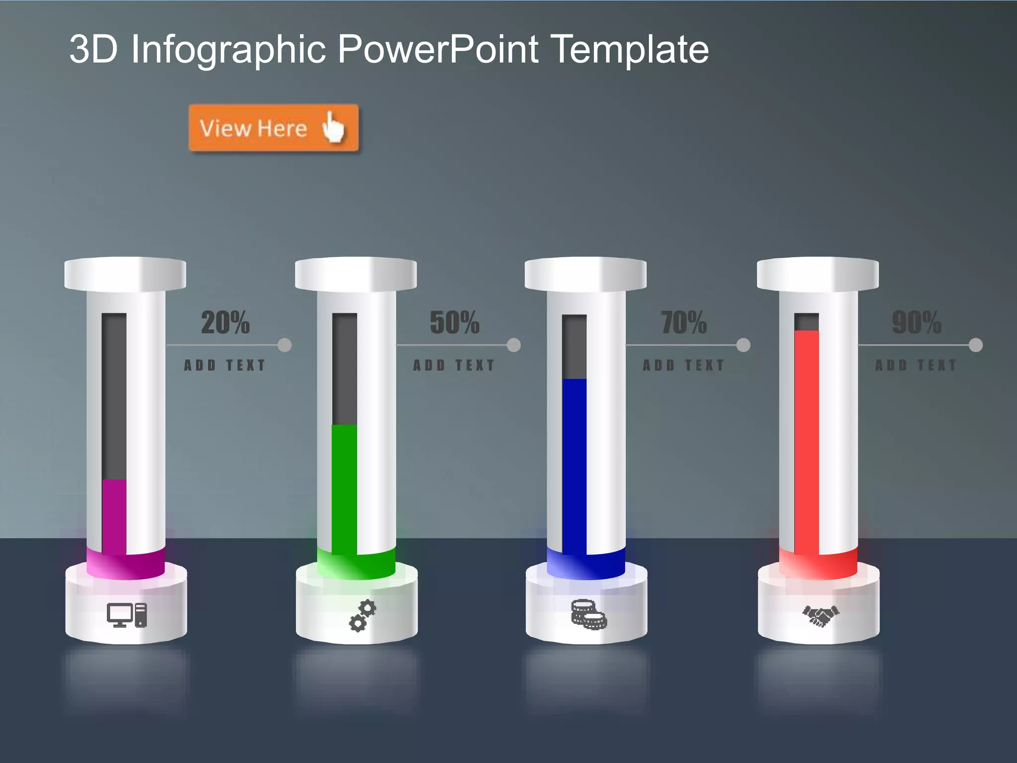 3D Infographic PowerPoint Template | PPTX