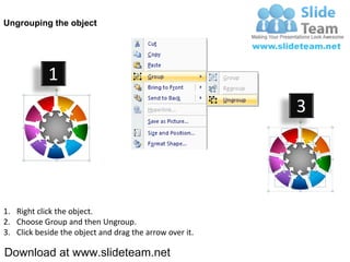 3 d interconnected circular puzzle pieces 9 stages powerpoint ...