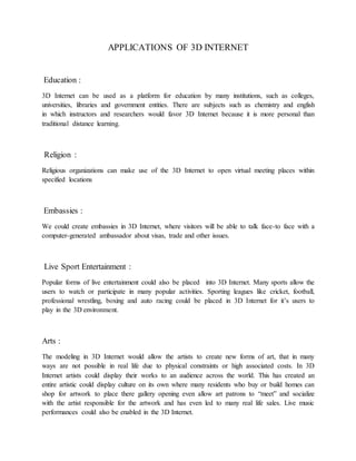 3 d internet | DOCX
