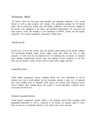 3 d internet | DOCX