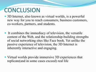 3D Internet | PPT