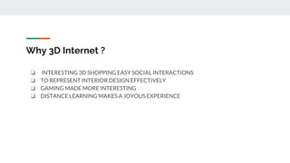 3 d internet | PPT