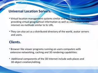 3d internet ppt.pdf | 3-D Graphics | Computer Software and Applications