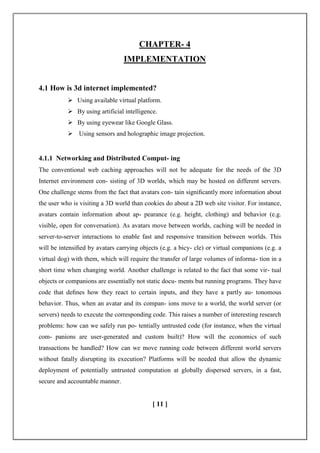 3 d internet report | PDF