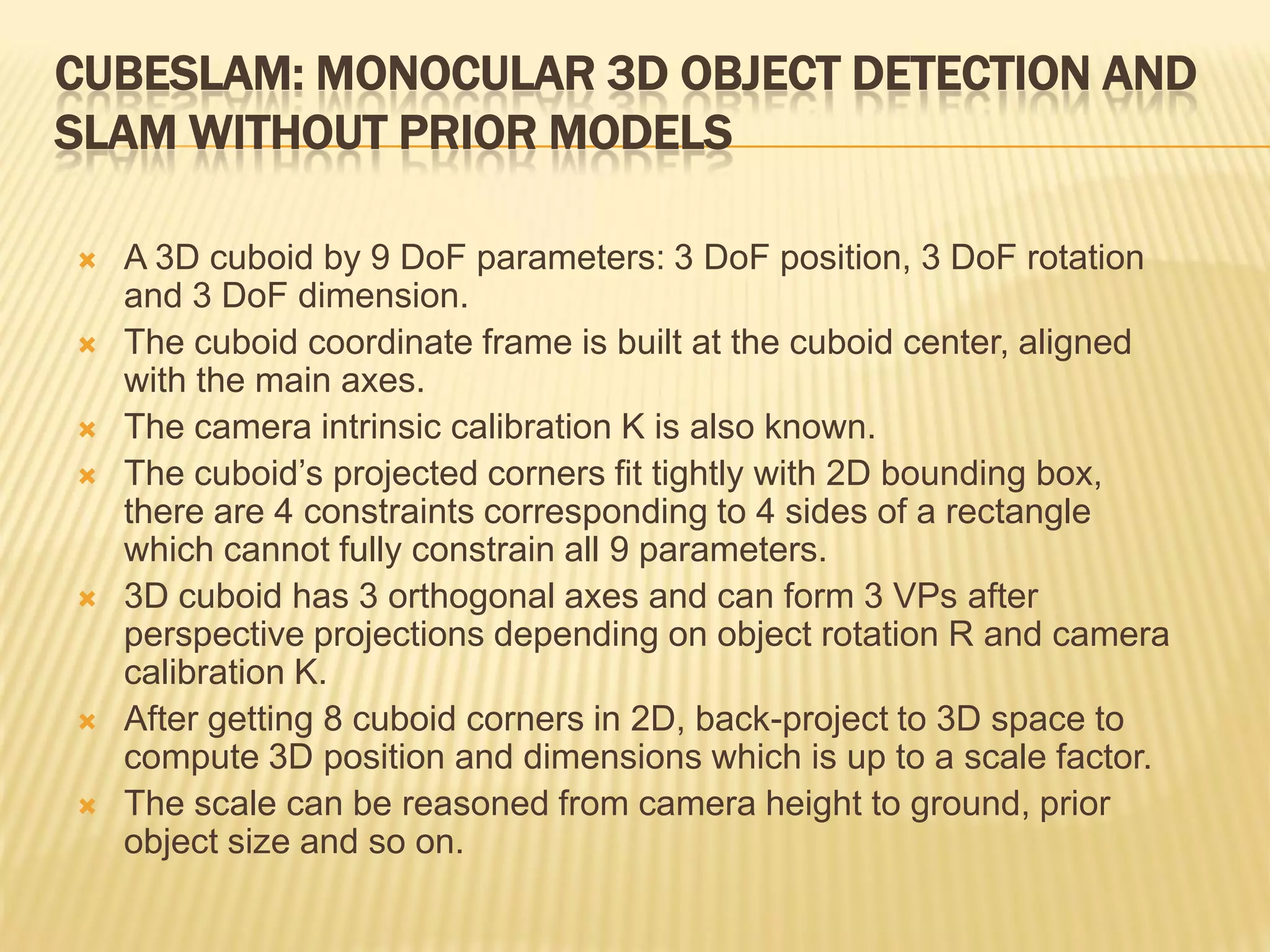 3-d interpretation from single 2-d image for autonomous driving | PPT