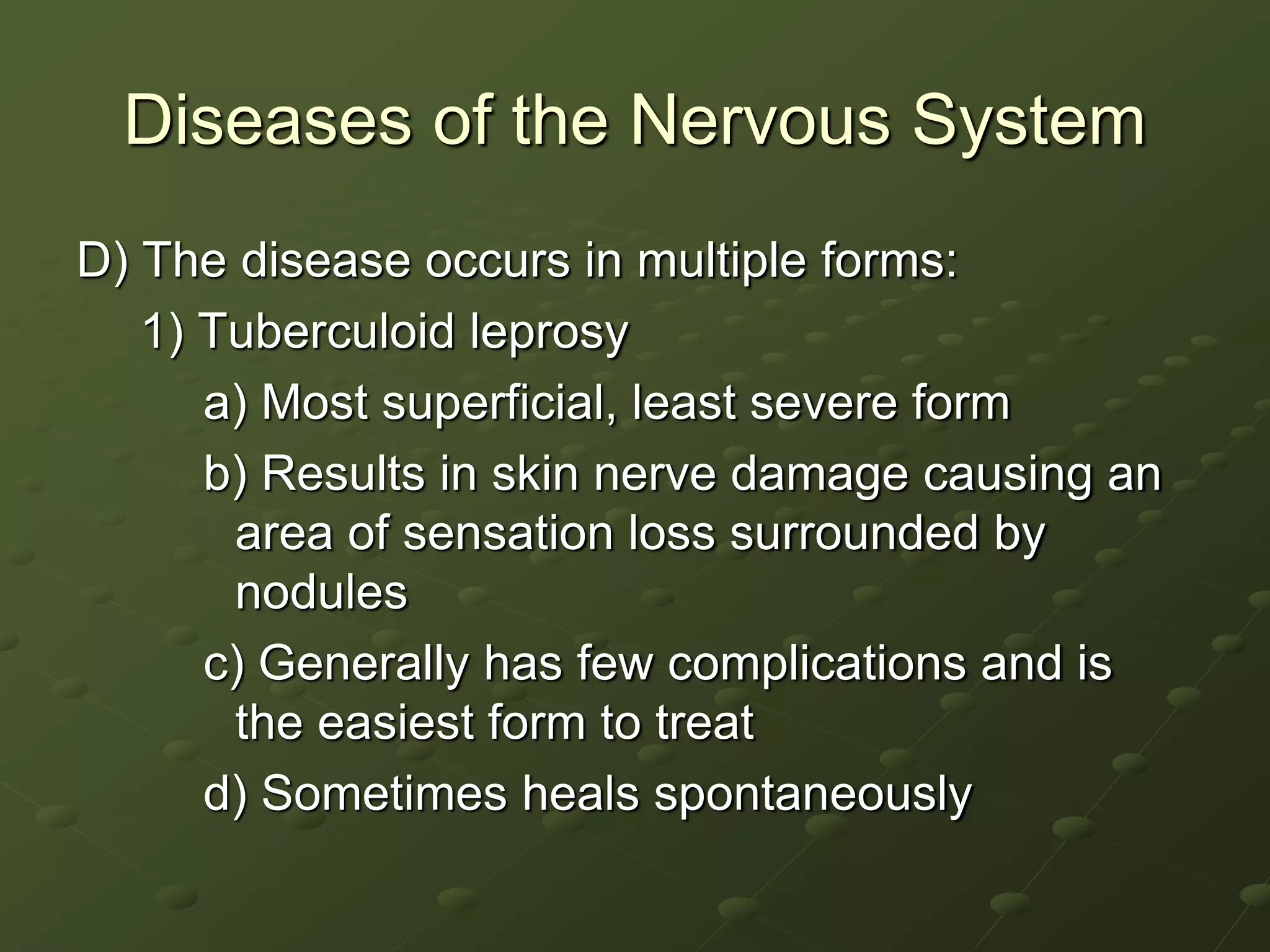 Diseases Of Nervous System | PPTX