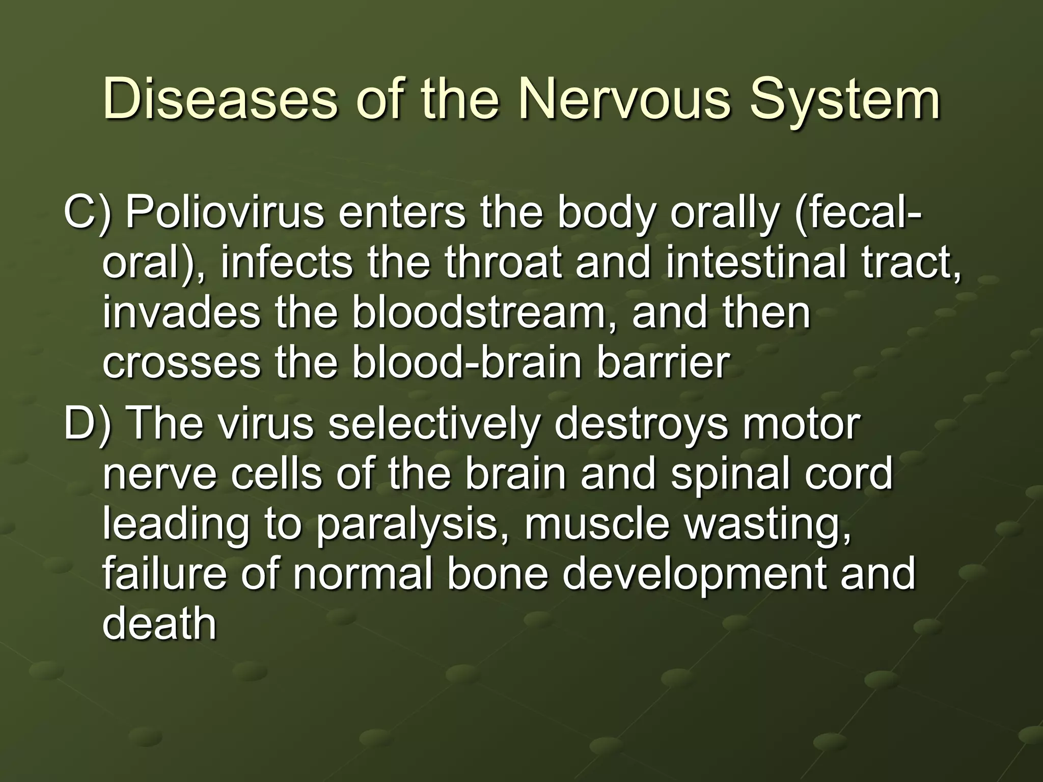 Diseases Of Nervous System | PPTX