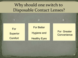 disposable contact lenses | PPTX