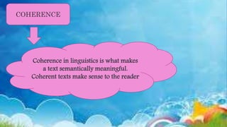 Coherence and speech act (Istifadah Luthfata Sari - Universitas ...