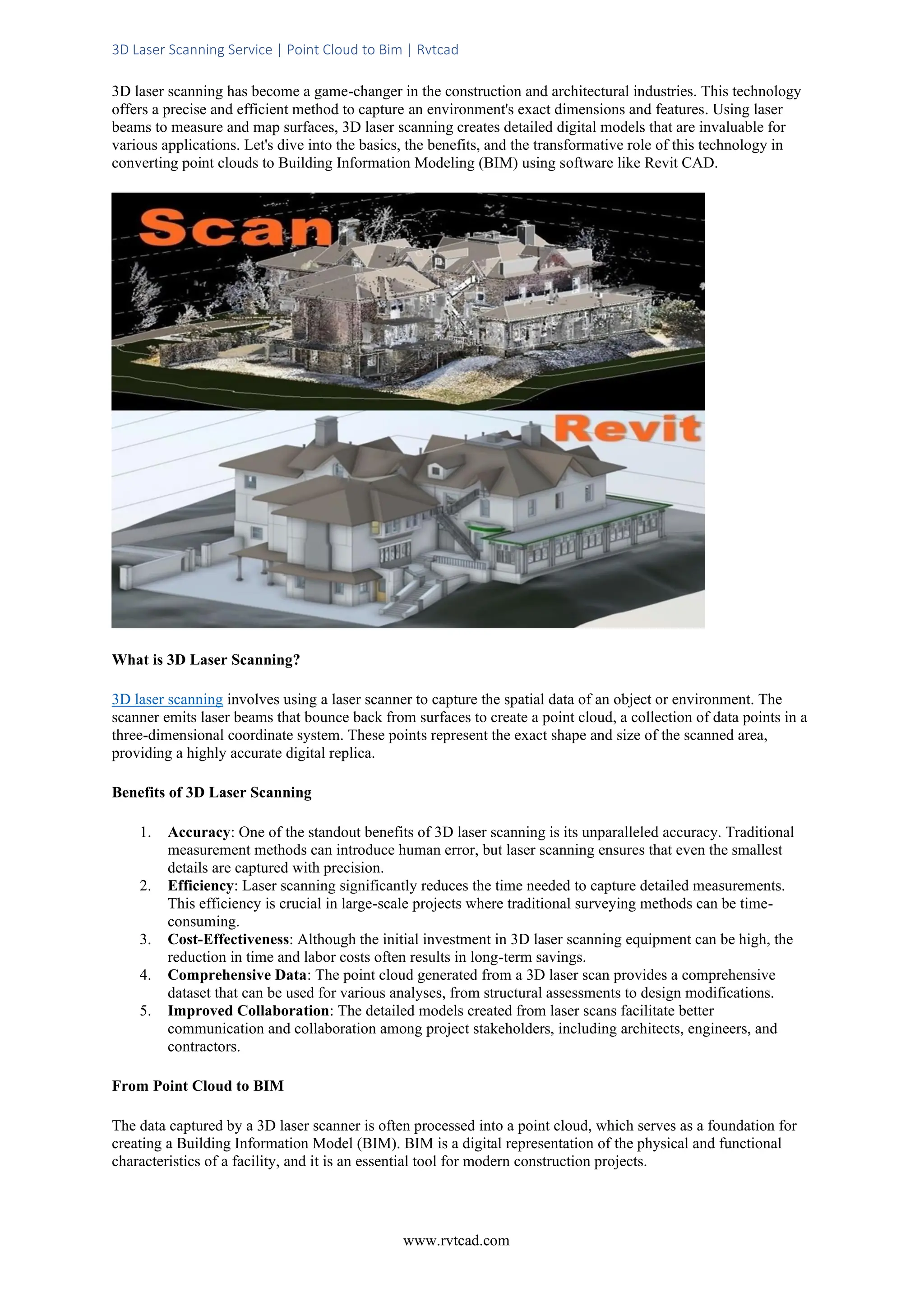 3D Laser Scanning Service Point Cloud to Bim Rvtcad.pdf