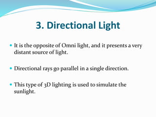 3D Lighting Techniques in Animation | PPTX