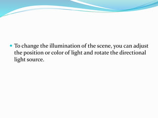 3D Lighting Techniques in Animation | PPTX