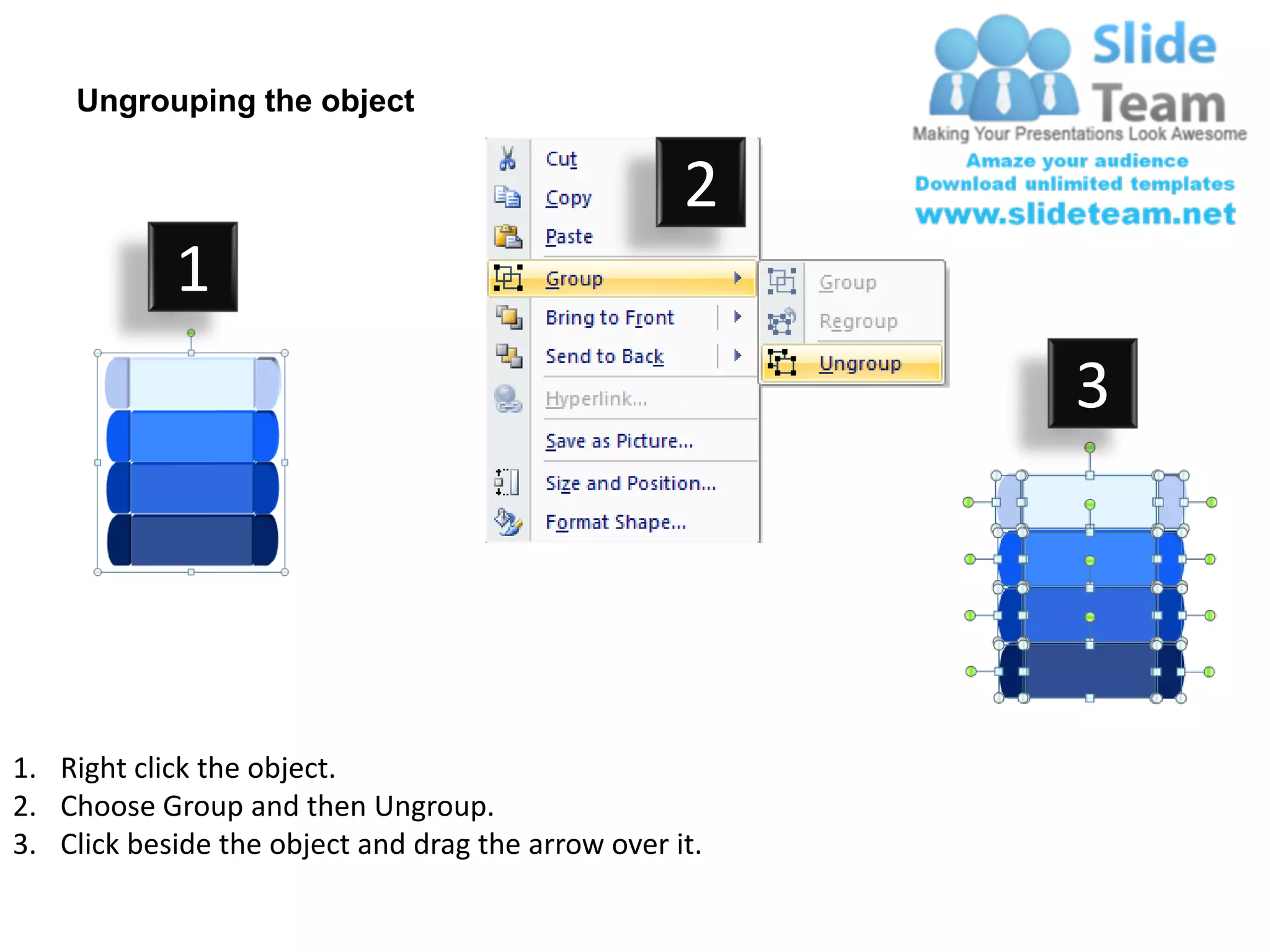 3 d list rectangular style 4 ppt templates | PDF