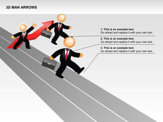 3D Man Arrows | PPT