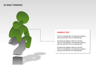 3D Man Thinking | PPT