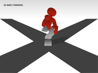 3D Man Thinking | PPT