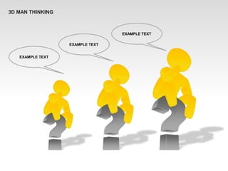 3D Man Thinking | PPT