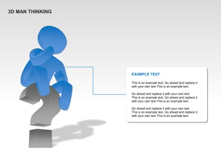 3D Man Thinking | PPT