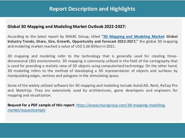 3d Mapping And Modeling Market Ppt Growth Outlook Demand Keyplayer Analysis And Opportunity